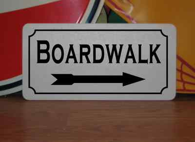 Vintage Style BOARDWALK -- Metal Tin Sign NEW 4 Sand Trap or Golf Club ...