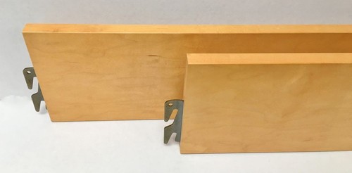 Wood Bed Rails – Natural Finish - Hook-on - Twin, Full, Queen, King ...