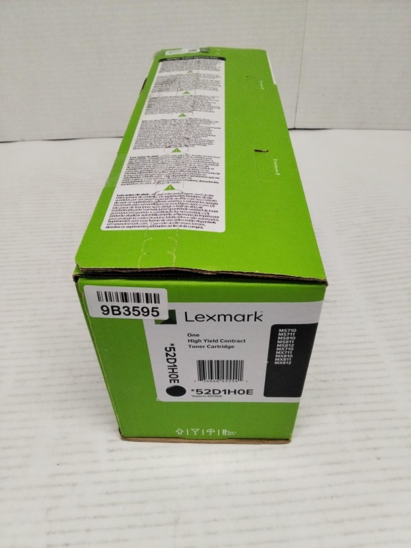 Lexmark 52D1H0E Black Toner Ctg for Lexmark MS-710dn Series ...