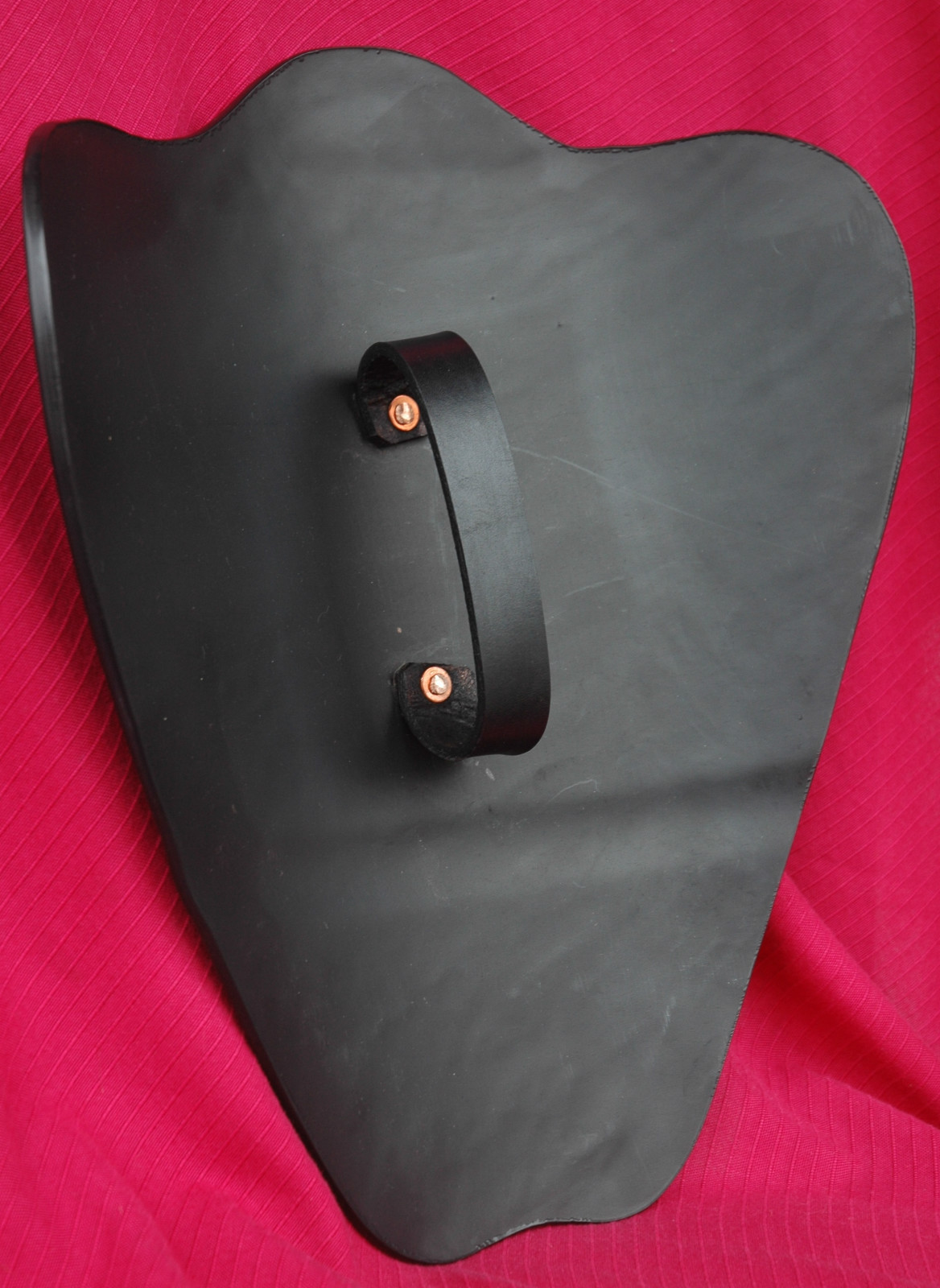Indestructible Black HDPE Armored Combat Shield SCA LARP REN RAPIER ...
