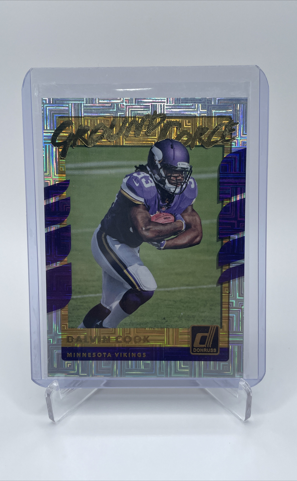 Dalvin Cook 2017 Panini Donruss Football Ground Force Insert Rookie ...