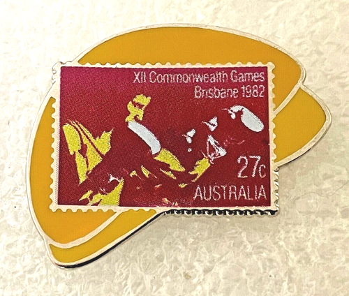 AUSTRALIA POST POSTAGE STAMP PIN 🔅 MELBOURNE 2006 COMMONWEALTH GAMES ...