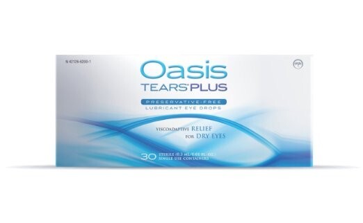 Oasis TEARS PLUS Preservative-Free Lubricant Eye Drops, 30 Containers ...