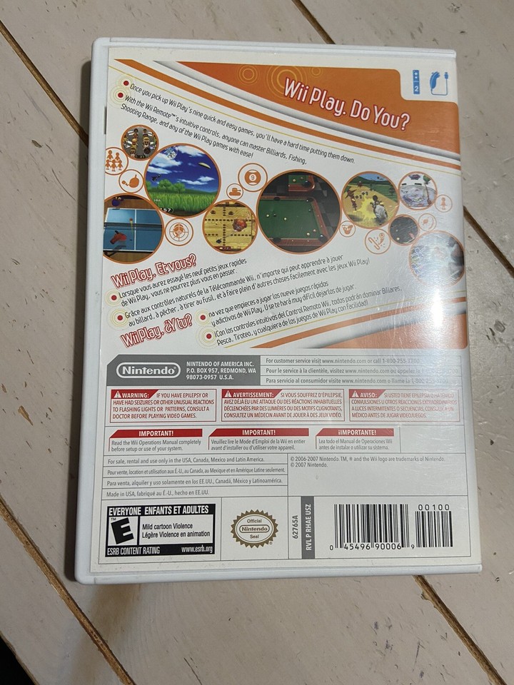 Wii Play Nintendo Wii 2007 Game Complete W/ Manuals | eBay