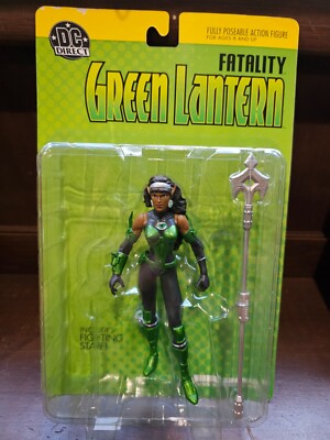 DC Direct Green Lantern Fatality Action Figure with Fighting Staff | eBay