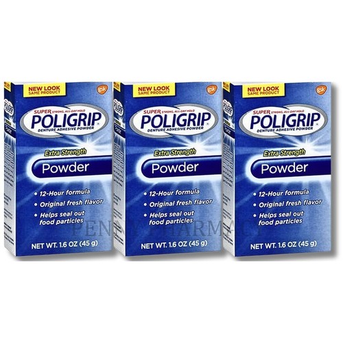 Super PoliGrip Powder 12hr hold 1.6oz - 3 Pack | eBay