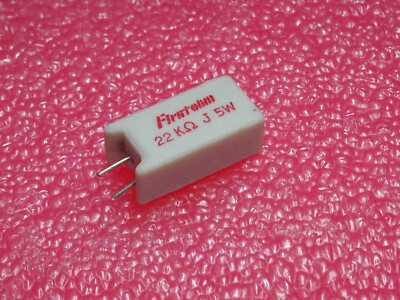 Lot x5: firstohm résistance cémentée de puissance 22k ohms 5W 5% ...