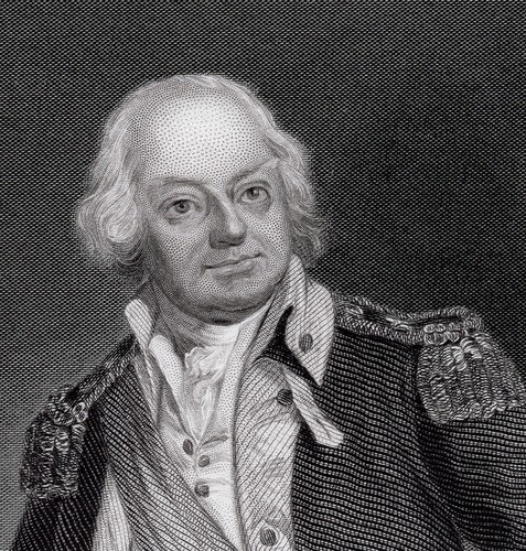 General BENJAMIN LINCOLN 1862 engraving Reciecved Cornwallis Sword ...