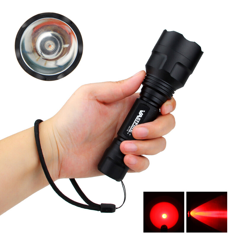1500yards Red LED Hunting Light Predator Flashlight Torch Coyote Hog ...
