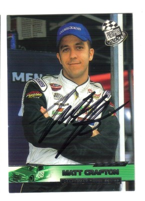 2003 Press Pass Matt Crafton #46 NASCAR Signed Autographed Card | eBay
