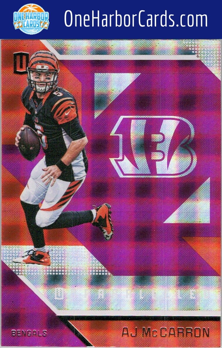 2016 Panini Unparalleled Cincinnati Bengals Football Card #64 AJ ...