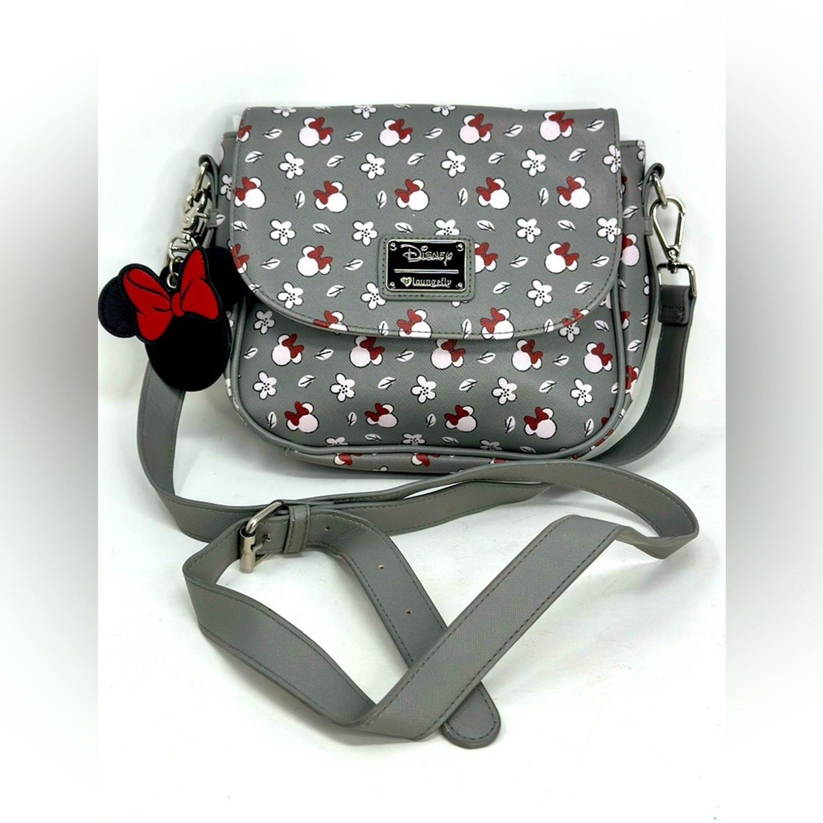 Loungefly Minnie Mouse Cross Body Two Compartment Pur… - Gem