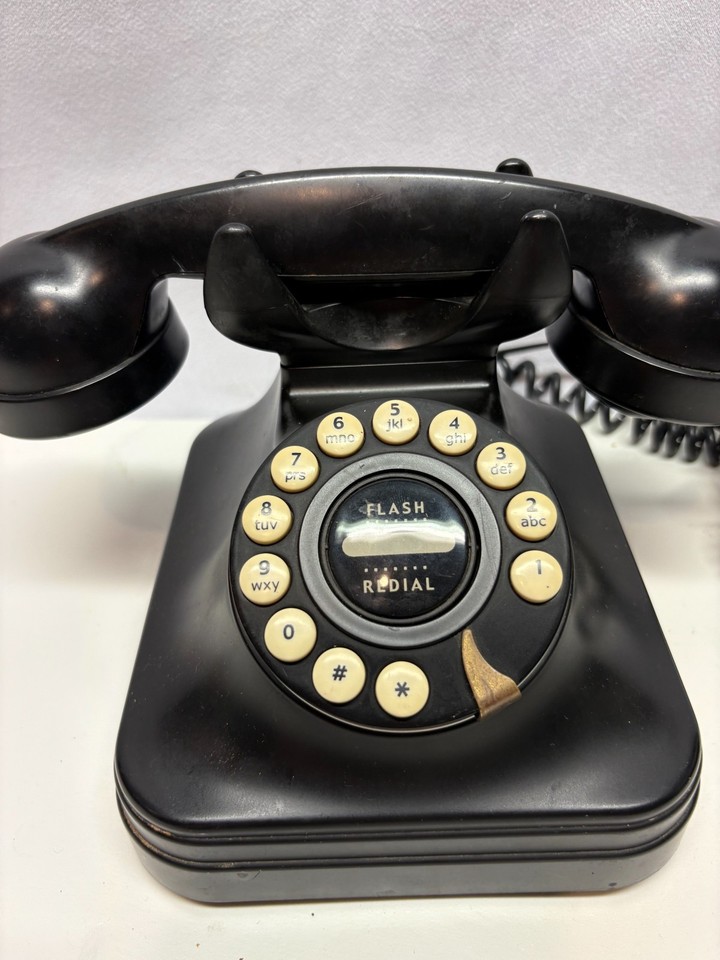 Grand Phone Telephone Push Button Vintage Retro Rotary Style black PF ...