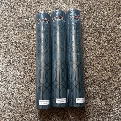 Duraflame 3 Pack Long Matches 11’ Inches Strike On Box For Camping 120 ...