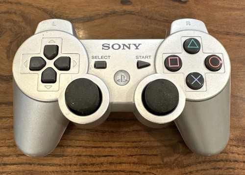Genuine OEM Silver Sony PlayStation 3 Controller DualShock 3 + Sixaxis! 4948872411813| eBay
