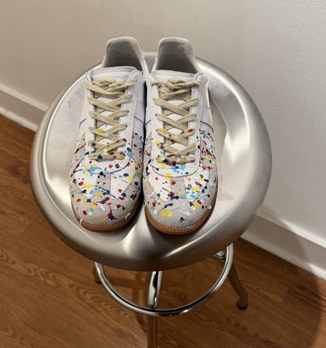 Maison Margiela GAT Low Paint Splatter (US12.5) Made in Italy | eBay