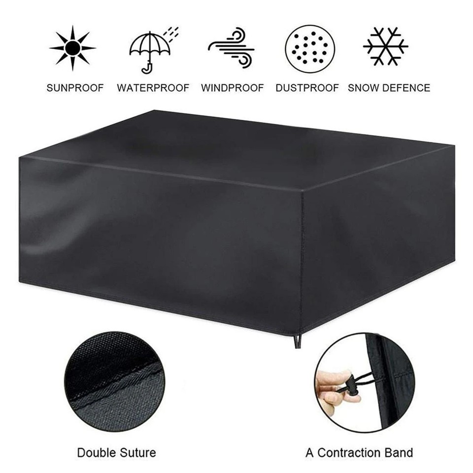 Table Cover Covers 67x46.5x27.5'' Black Indoor Games Parts Polyester ...