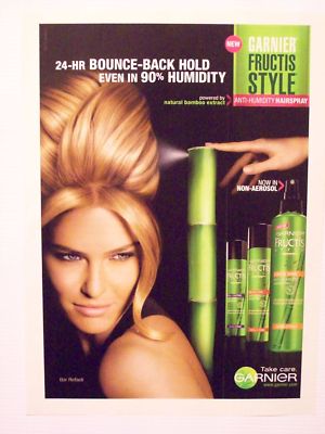 2010 Garnier Fructis Style Hairspray Woman Magazine Print Advertisement ...