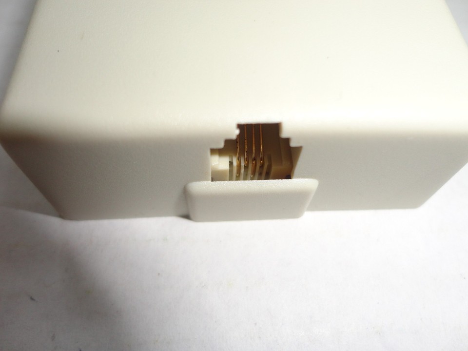 5 pcs. RJ11 (6P4C) Telephone Modular Single Port Surface Mount Jack ...