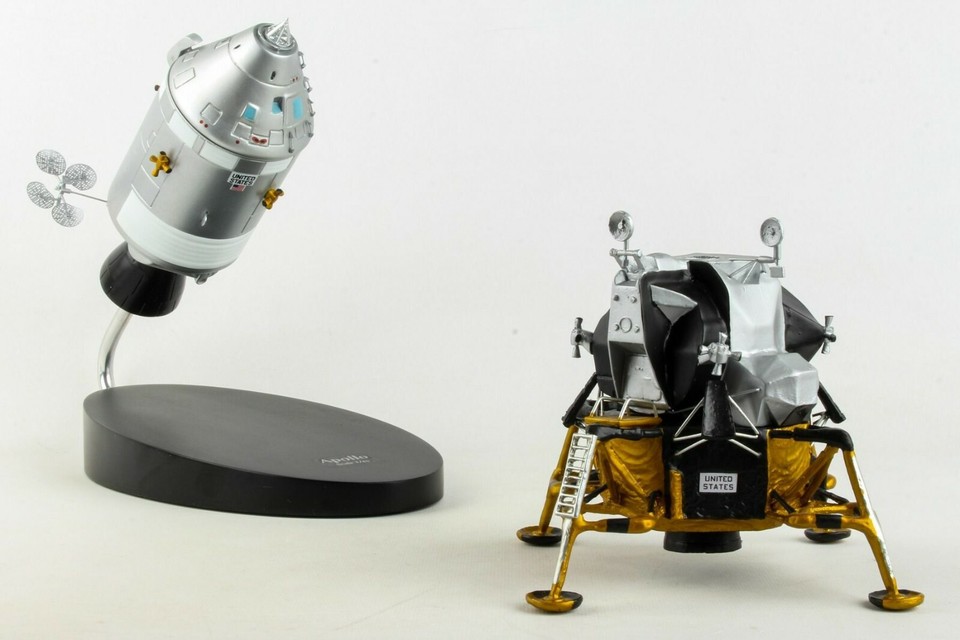 NASA Apollo Command Service LEM Lunar Module Desk Display Space 1/48 SC ...