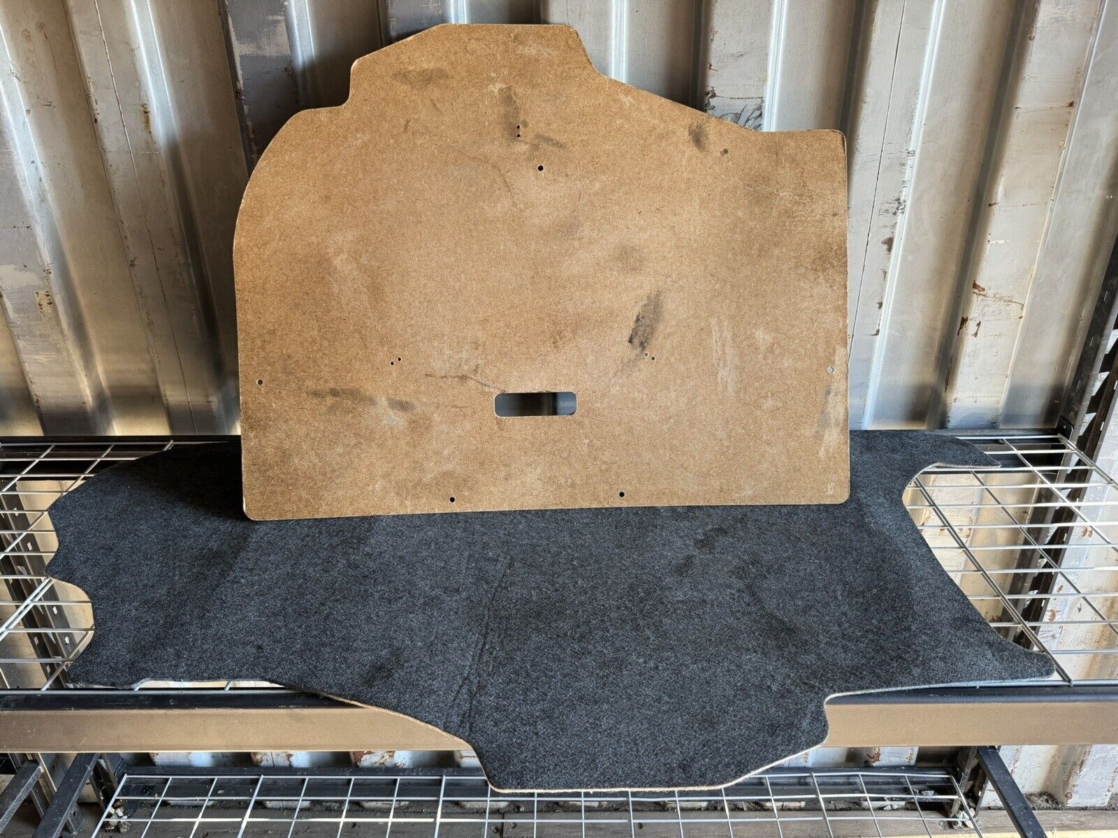 08-15 MITSUBISHI EVOLUTION EVO X 10 INTERIOR TRUNK REAR COVER PANEL ...