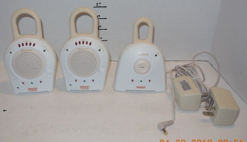 SONY BABYCALL SOUND SENSOR NURSERY MONITOR NTM-910 Dual with Two Parent ...