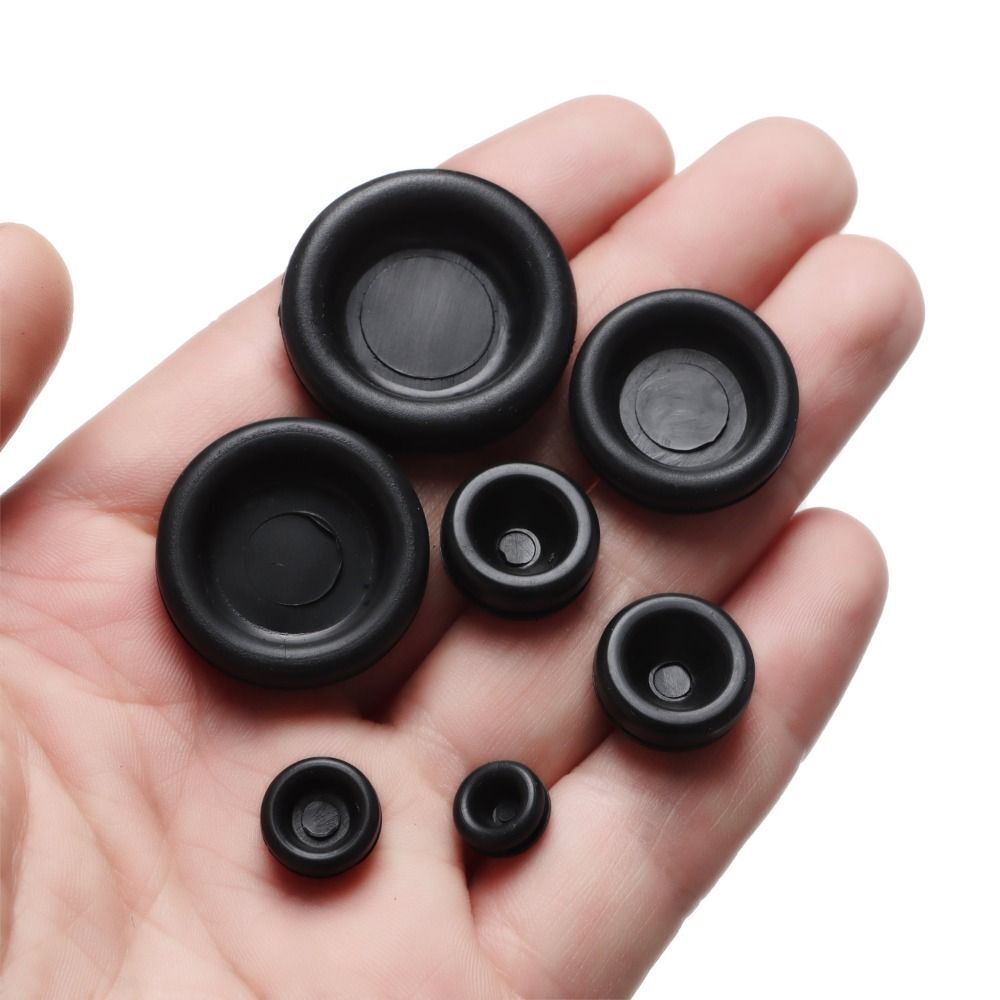 Wire Plug, Cable Rubber Grommet Solid Hole Plugs Assortment Kit ...