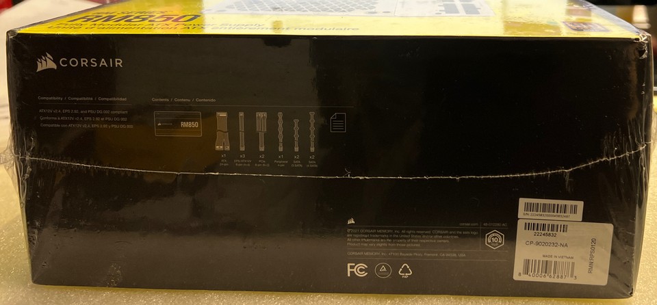 New Sealed CORSAIR RM850 CP-9020232-NA 80 Plus Gold | eBay