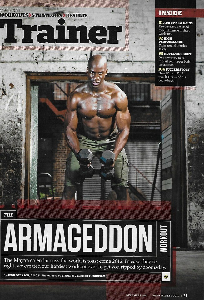 Men's Fitness Magazine Josh Holloway Workout Muscle Gain Steve ...