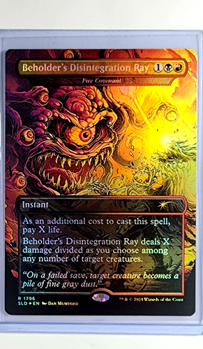 2024 MTG Magic The Gathering SLD Secret Lair Foil Beholders ...