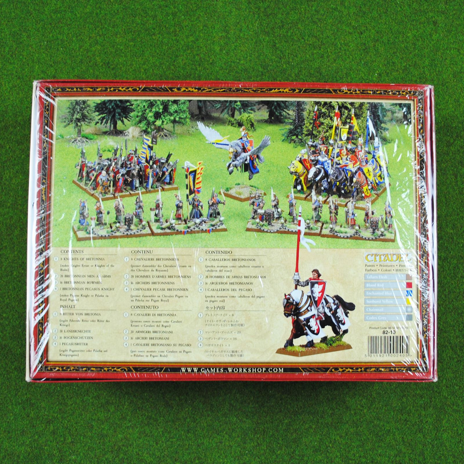 Warhammer Bretonnian Battalion NIB Plastic Bretonnia Men At Arms ...