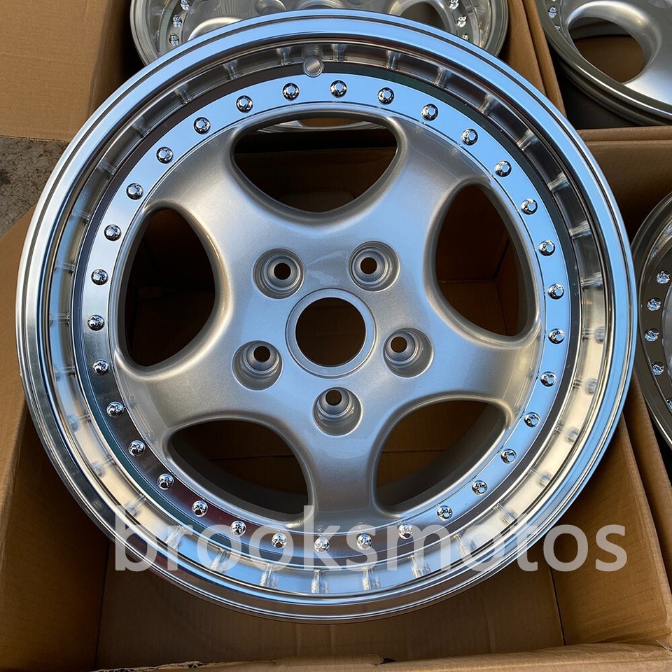 17" FORGED CLASSIC WIDE SILVER STYLE WHEELS RIMS FIT FOR 1981-1986 ...