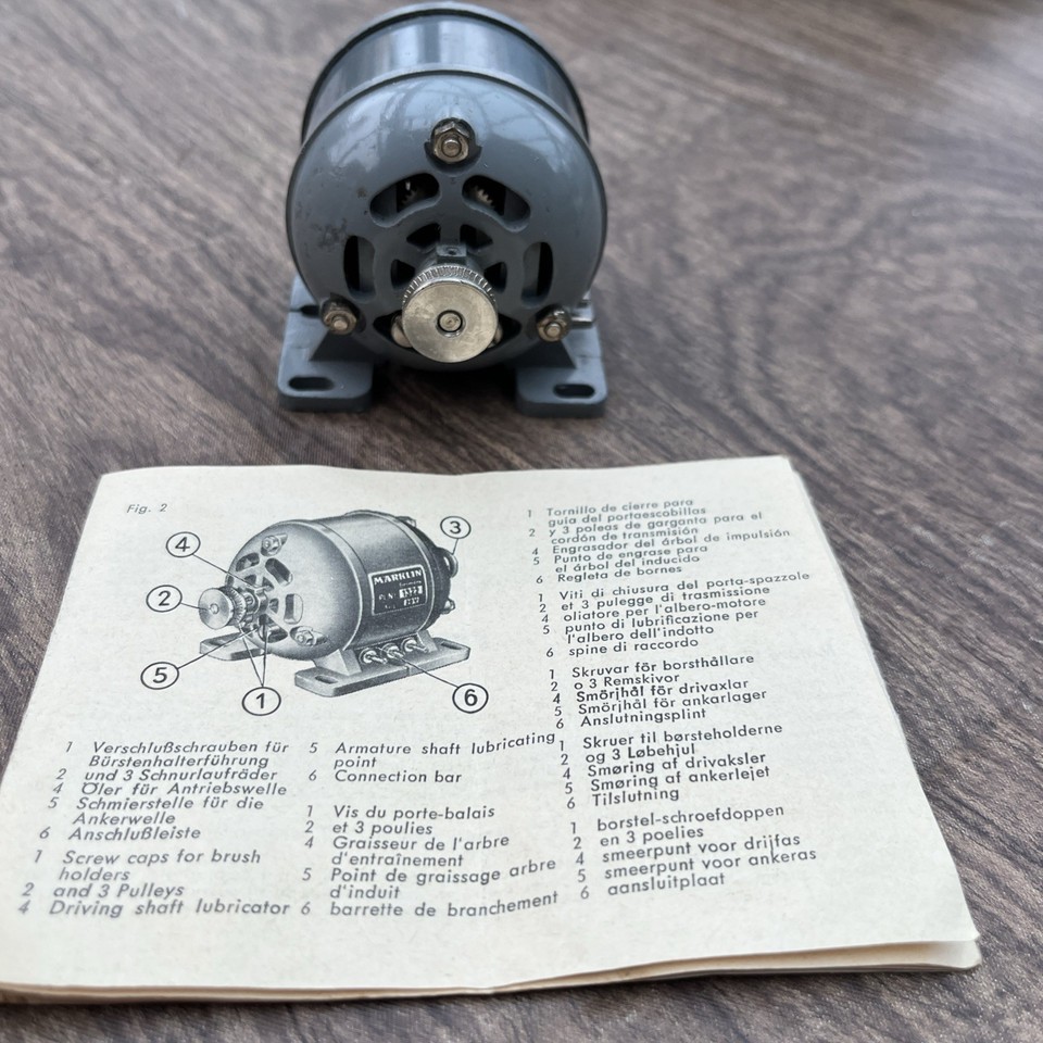 meccano (marklin) 16v electric motor EU 1072 unboxed | eBay