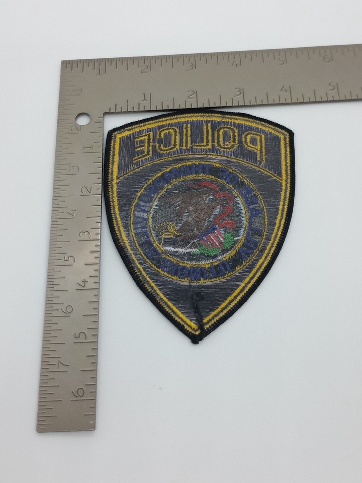 VINTAGE Village of ThompsonvilIe Illinois Police Patch IL Unused | eBay
