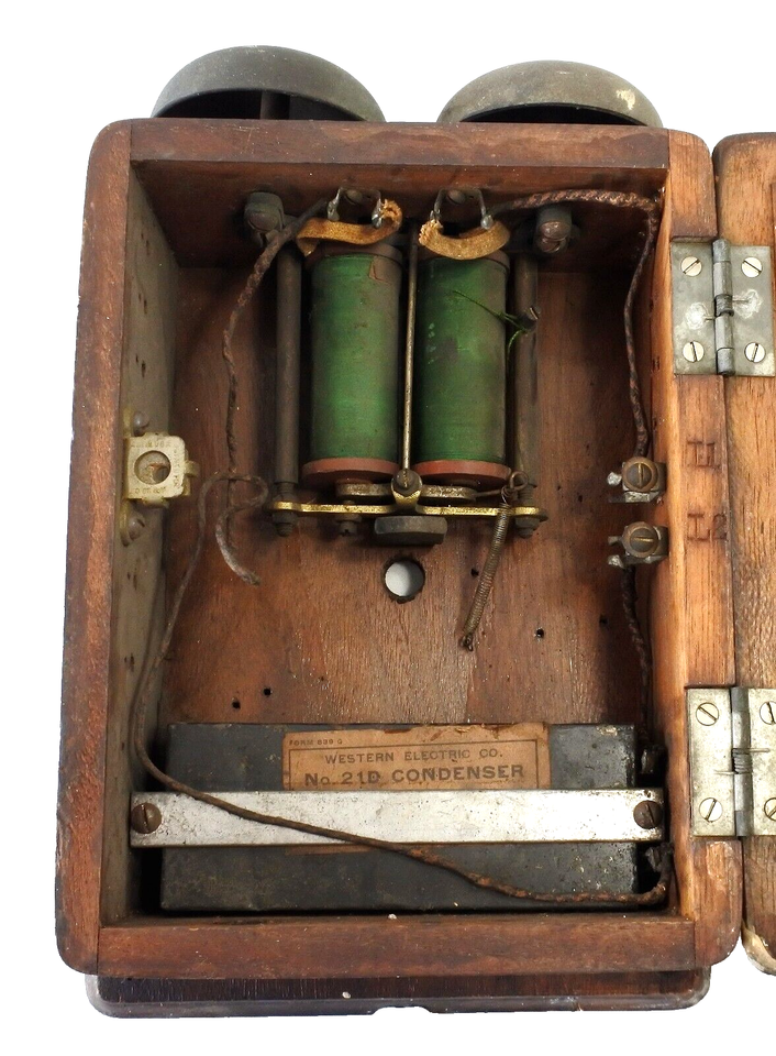 Antiques Western Electric Company Oak Telephone Box No. 210 | eBay