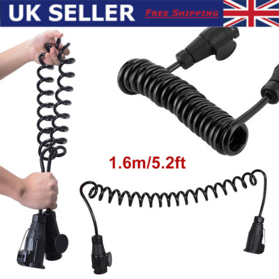 13 Pin To 13 Pin Trailer Towing Socket Plug Extension Cable Adapter ...