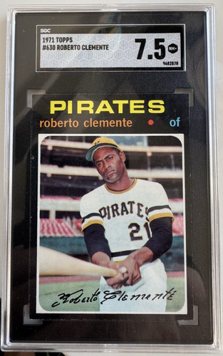 1971 Topps Roberto Clemente SGC 7.5 #630 Set break Combine Shipping | eBay