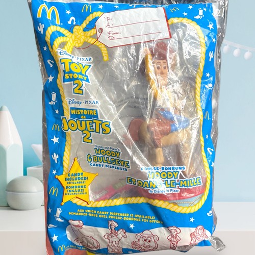 Disney's "Toy Story 2" WOODY & BULLSEYE Nerd Candy Dispenser RARE ...