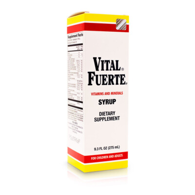 VITAL FUERTE VITAMINS & MINERALS SYRUP - DIETARY SUPPLEMENT - 275 ML | eBay