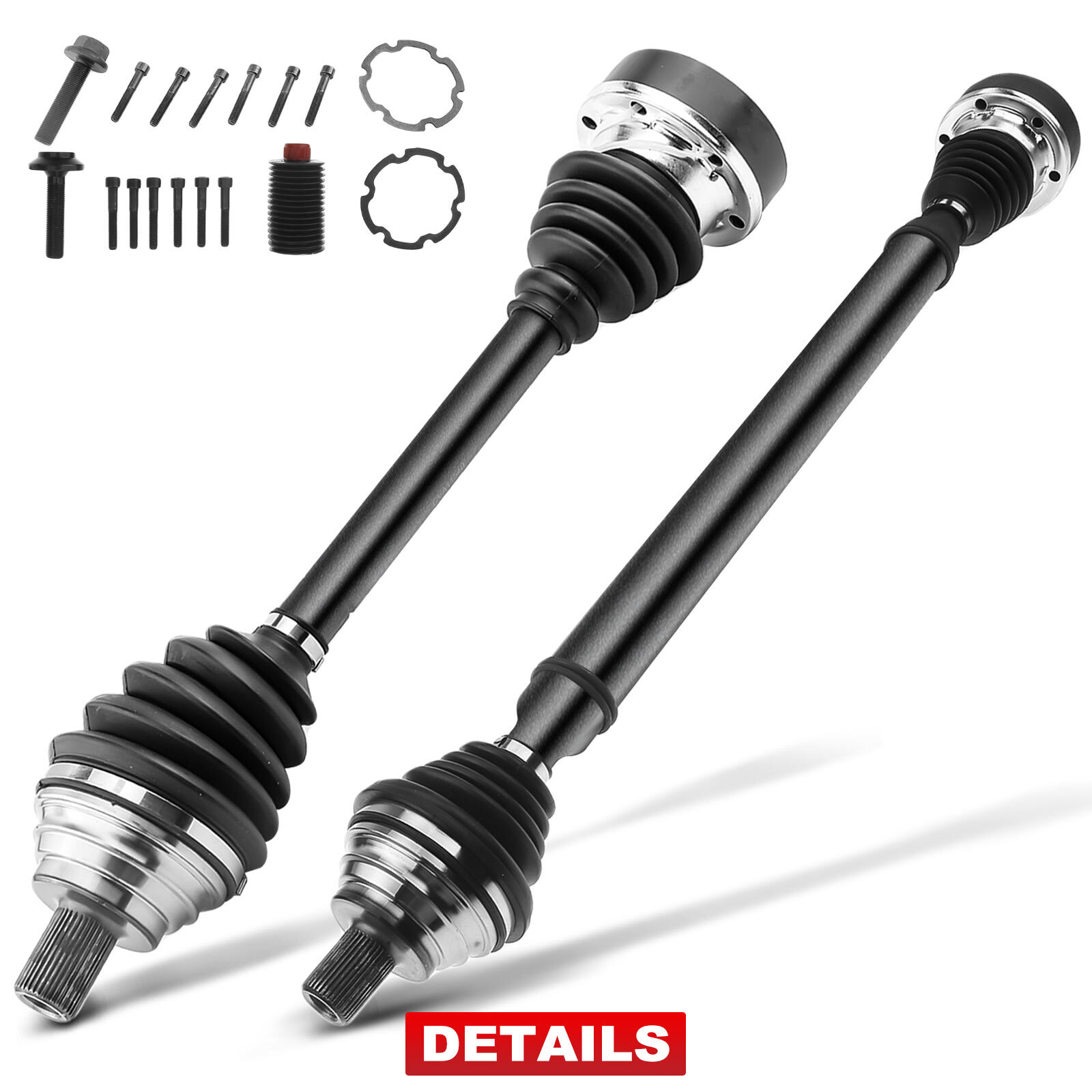 2X A-PREMIUM FRONT DRIVE SHAFTS FOR AUDI A3 SEAT LEON SKODA VW GOLF ...