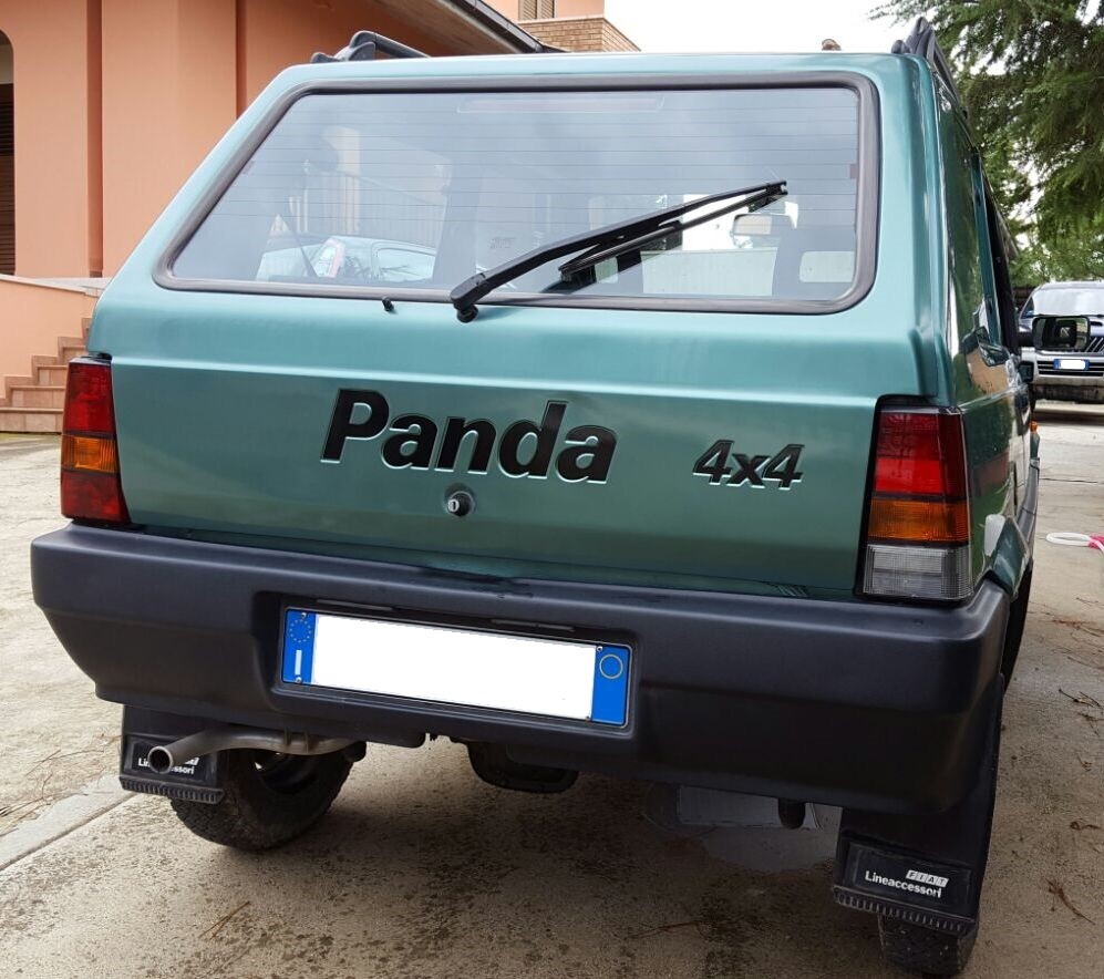 ADESIVO STICKER PANDA 4X4 PORTELLONE POSTERIORE FIAT PANDA - NO SISLEY ...