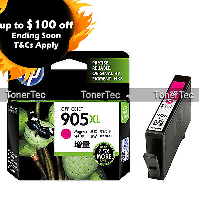 HP Genuine #905XL-M Magenta High Yield Ink>Officejet 6950/6956/6960 ...