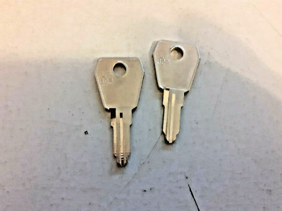 2 X Silca LF-30R key Blanks to suit EURO/LOWE & FLETCHER Cylinders ...