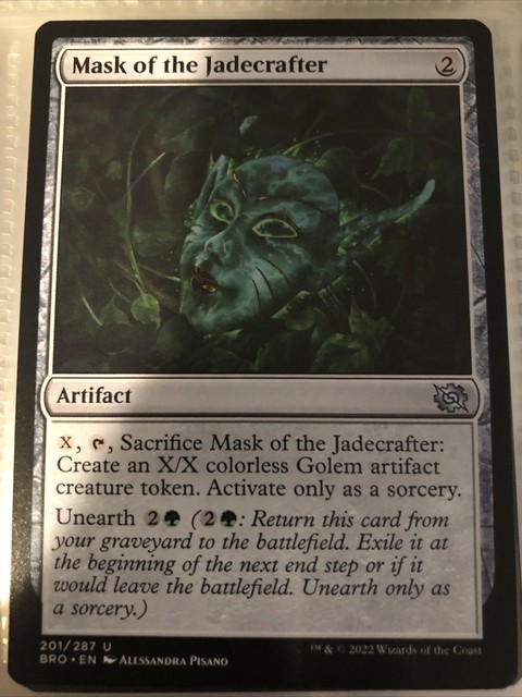 MTG Mask of the Jadecrafter The Brothers' War 201/287 Regular Uncommon ...