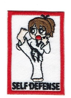 Girl Girly SELF DEFENSE Fun Class Patches Badges SCOUT GUIDE Day Visit ...