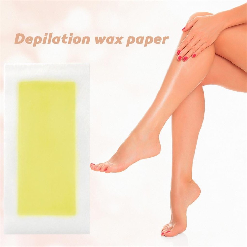 10x Hair Removal Wax Paper Face Armpit Legs Depilation Waxing Strips ...