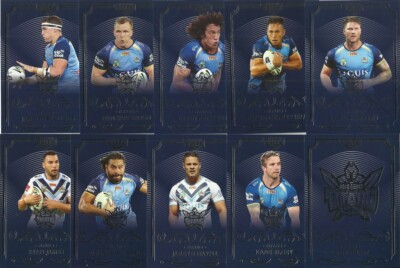 2017 NRL ELITE GOLD COAST TITANS TEAM SET 10 CARDS COMMON BASE. | eBay ...
