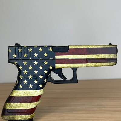 Pistol Skin Heavy Duty Vinyl Gun Wrap with Matte Finish Waterproof ...