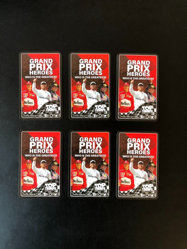 Jenson Button 2022 Top Trumps Grand Prix Formula One 6 Card Lot F1 | eBay