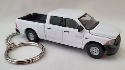 Keychain 2014 Dodge Ram 1500 Hemi White Pickup Truck '14 Rare Key Chain ...